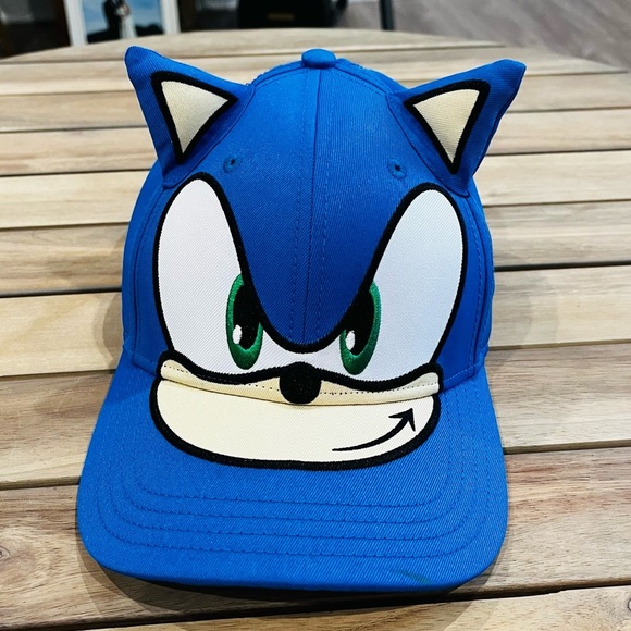 SEGA | Accessories | Mens Adjustable 3d Sonic The Hedgehog Hat Cap New ...